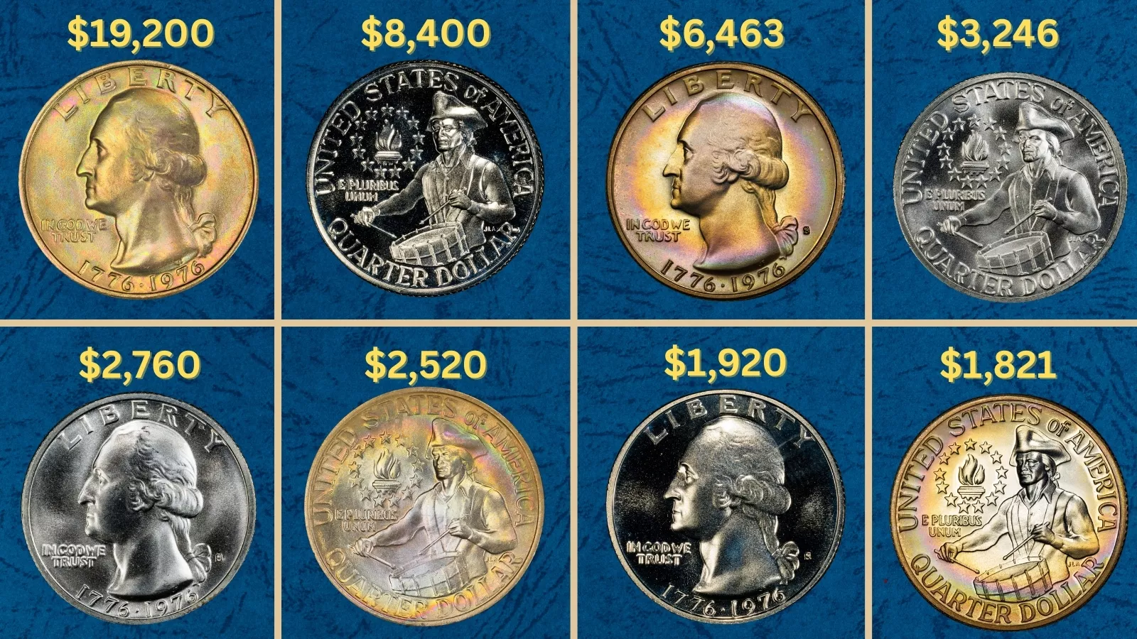 Top 10 Rare 1776-1976 Bicentennial Quarters Worth Money