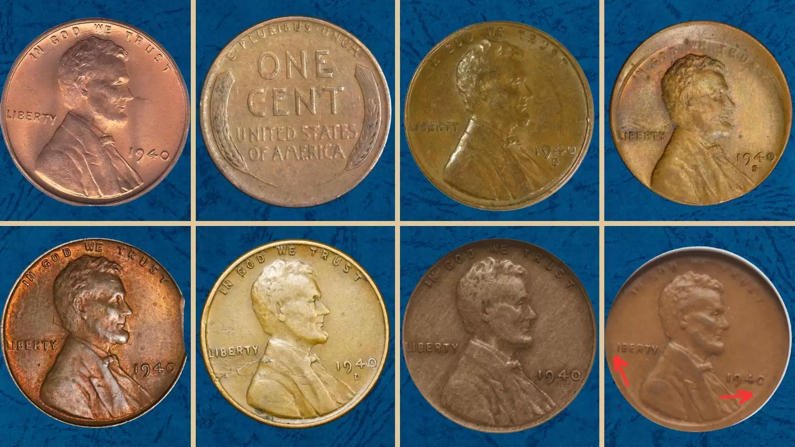 1940 Wheat Penny Error List with Pictures (Worth Money!)