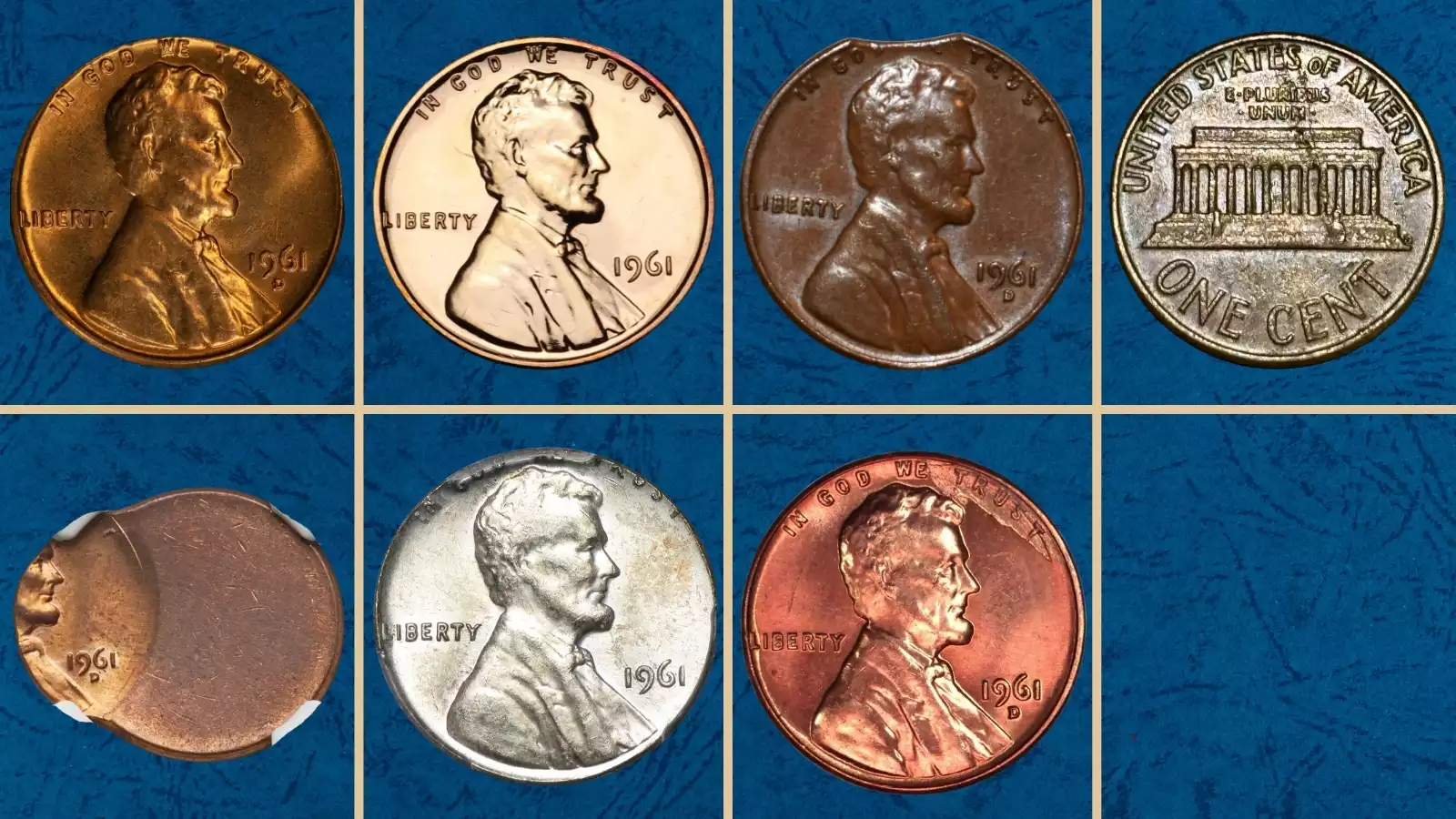 1961 Penny Error List with Pictures (Worth Money!)