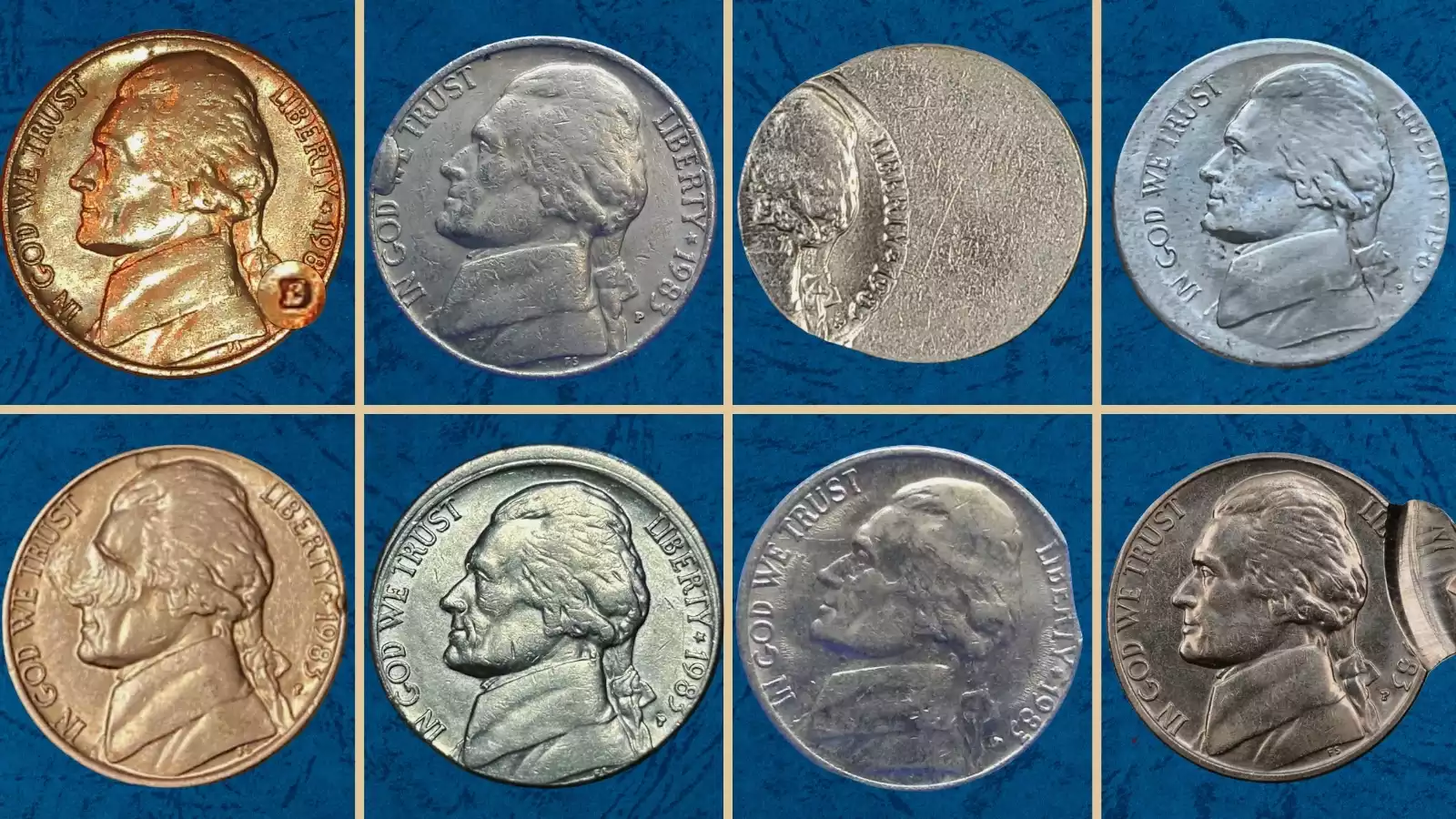 1983 Nickel Error List with Pictures (Worth Money!)