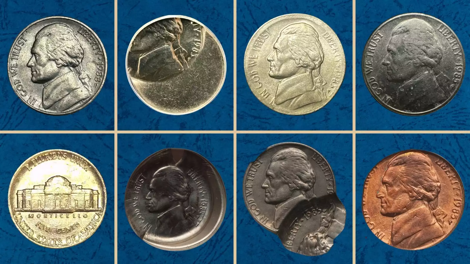 1985 Nickel Error List with Pictures (Worth Money!)