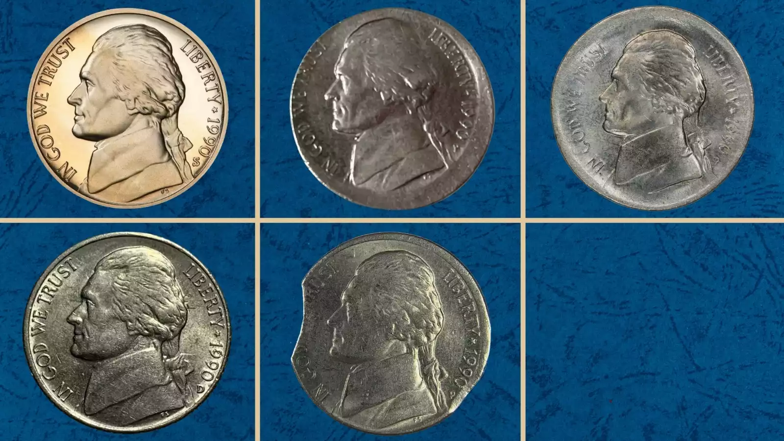 1990 Nickel Error List with Pictures (Worth Money!)