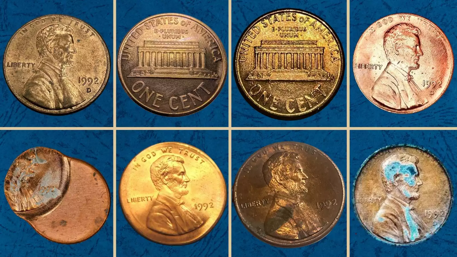 1992 Penny Error List with Pictures (Worth Money!)