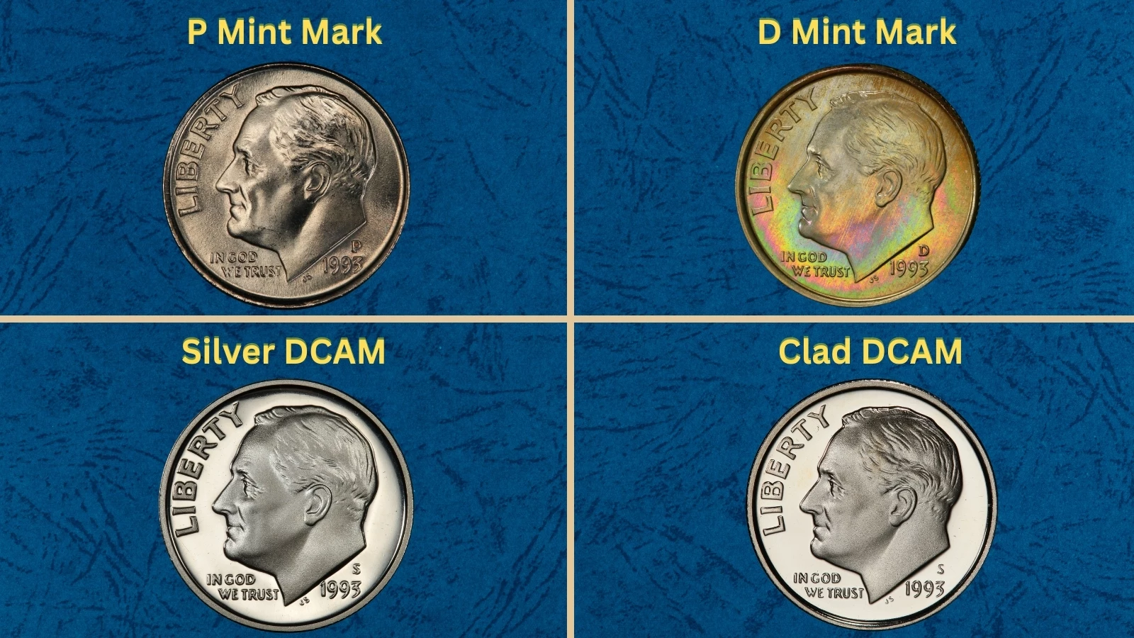 1993 Dime Value (P & D Price Guide)