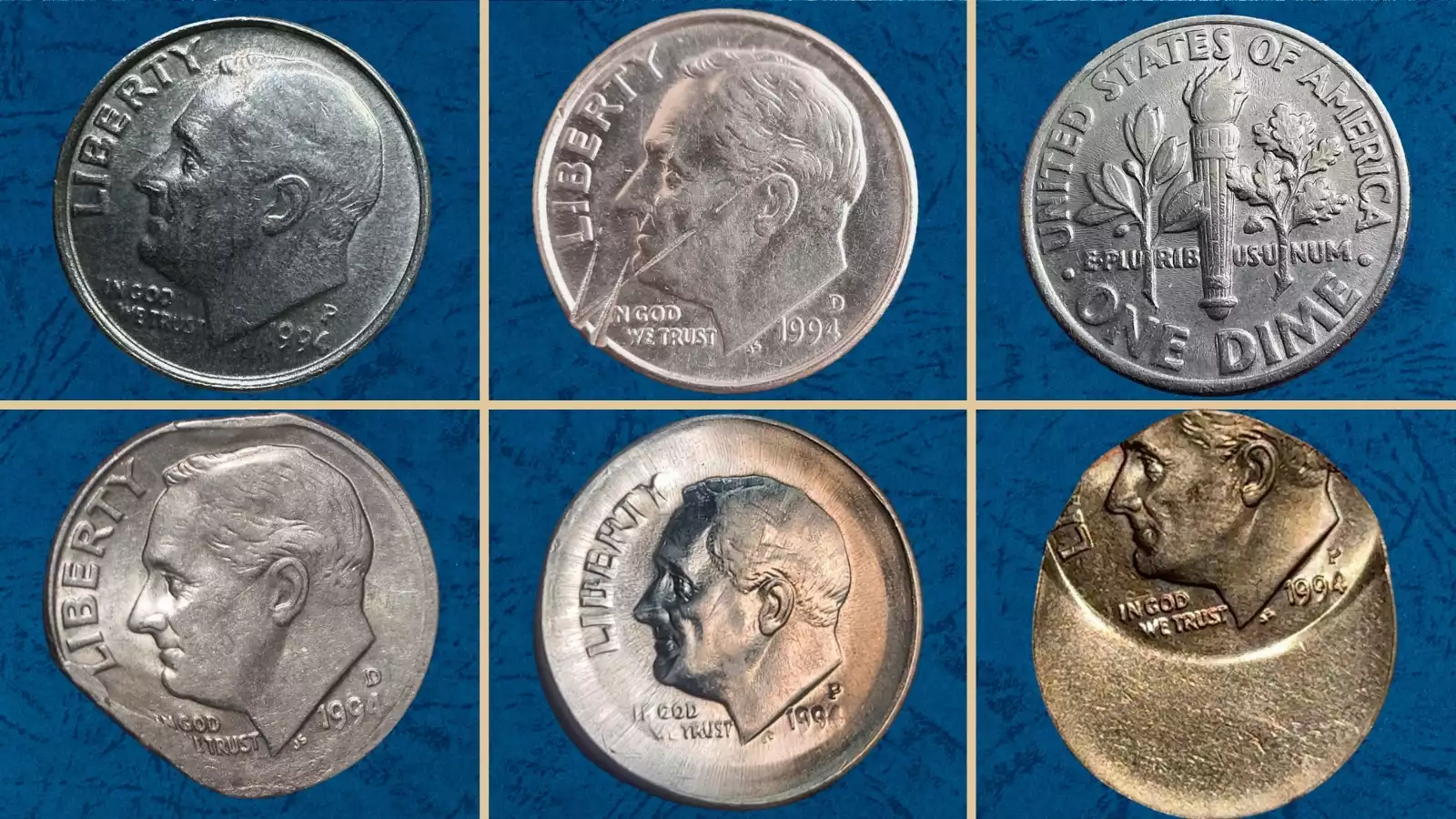 1994 Dime Error List with Pictures (Worth Money!)