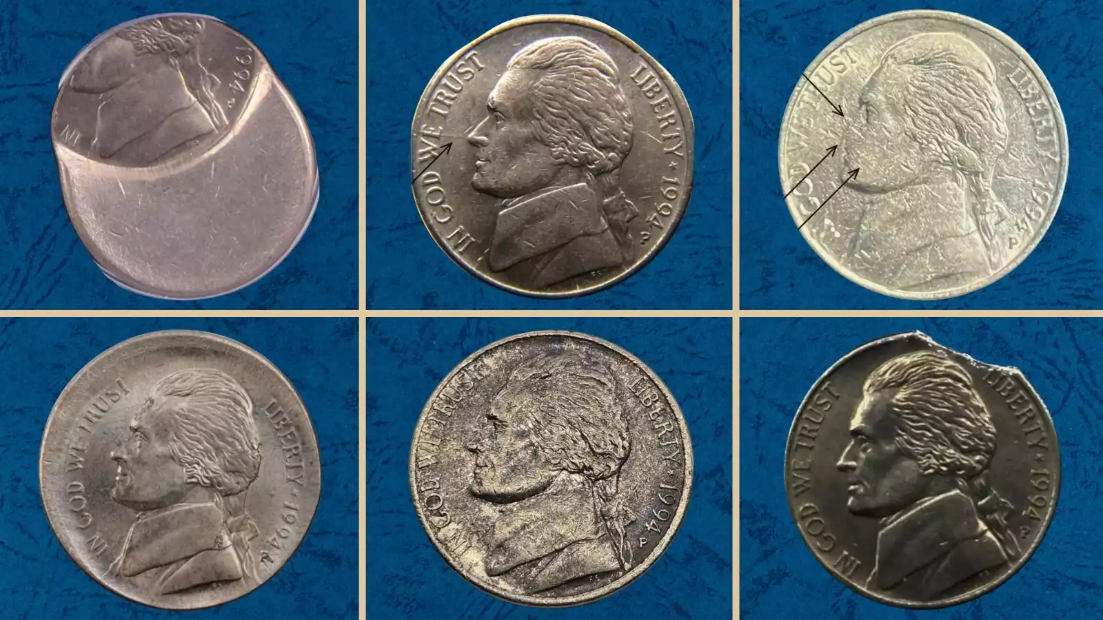 1994 Nickel Error List with Pictures (Worth Money!)