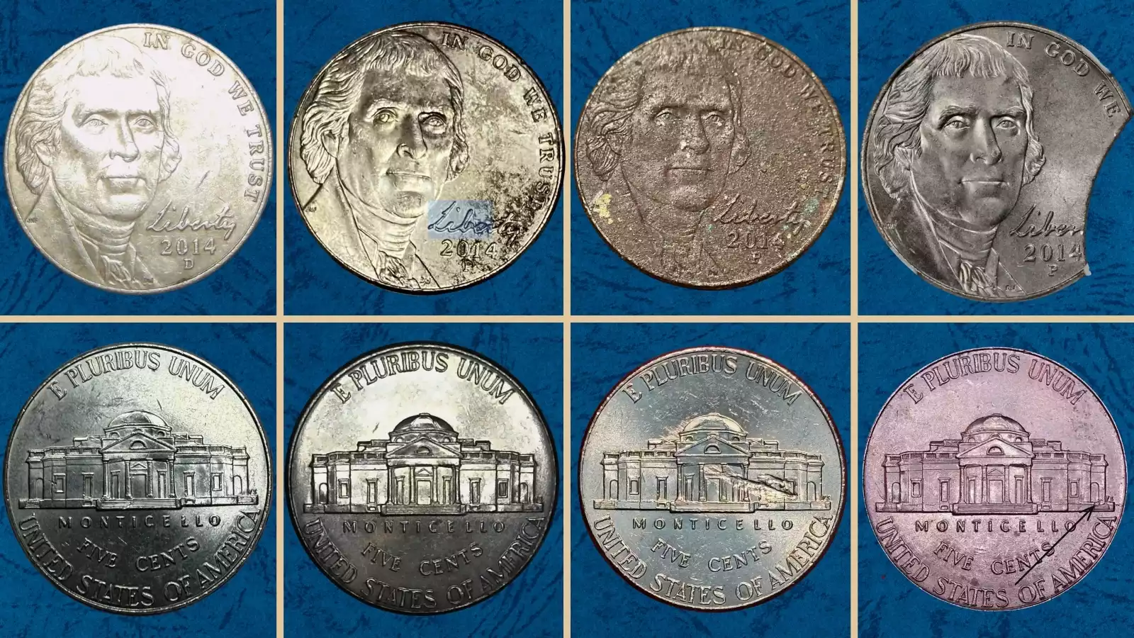 2014 Nickel Error List with Pictures (Worth Money!)