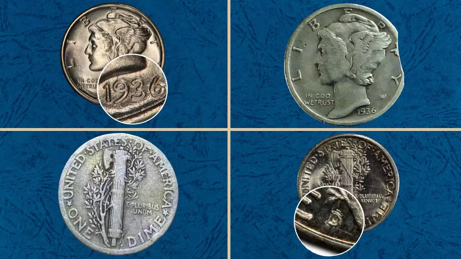 1936 Dime Error List with Pictures (Worth Money!)
