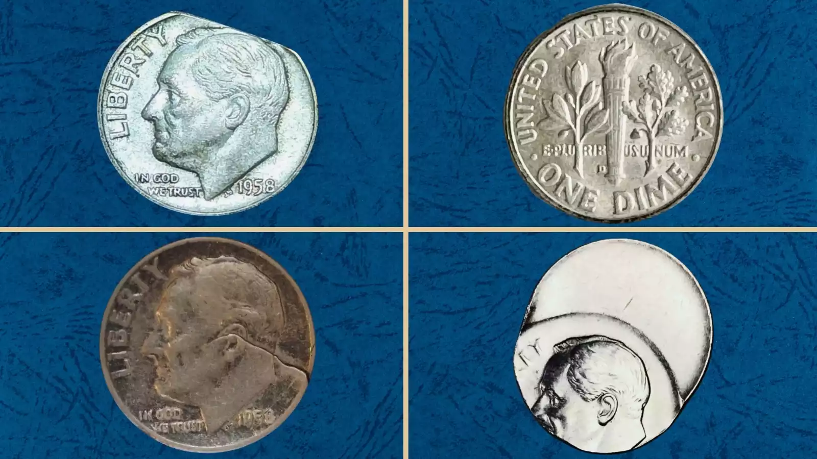 1958 Dime Error List with Pictures (Worth Money!)