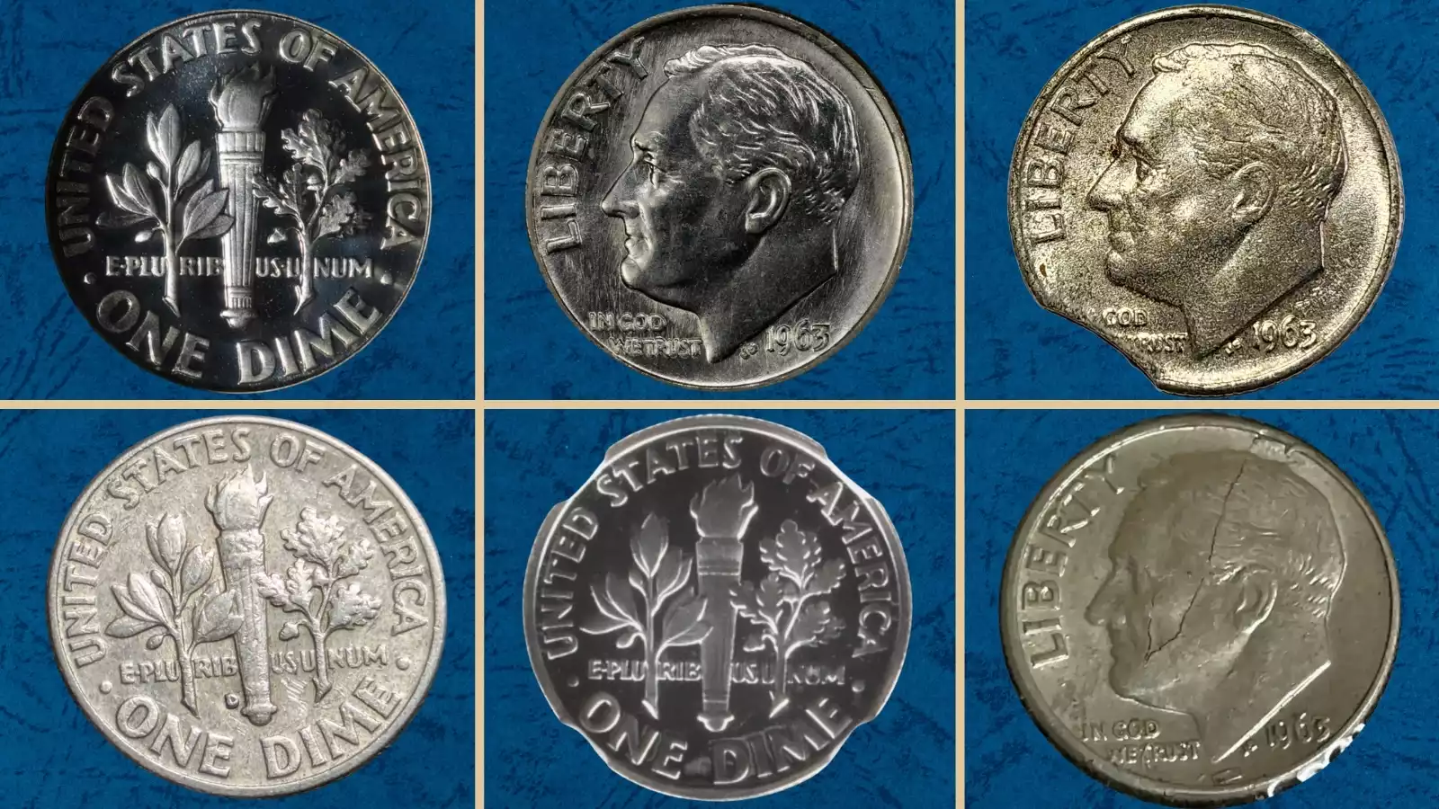 1963 Dime Error List with Pictures (Worth Money!)