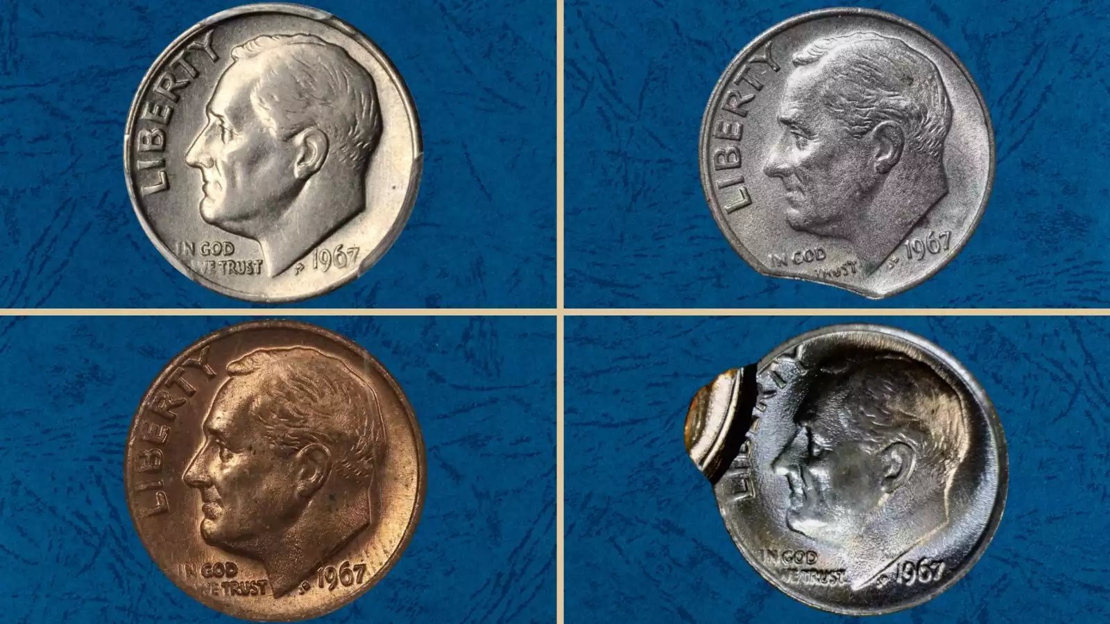 1967 Dime Error List with Pictures (Worth Money!)