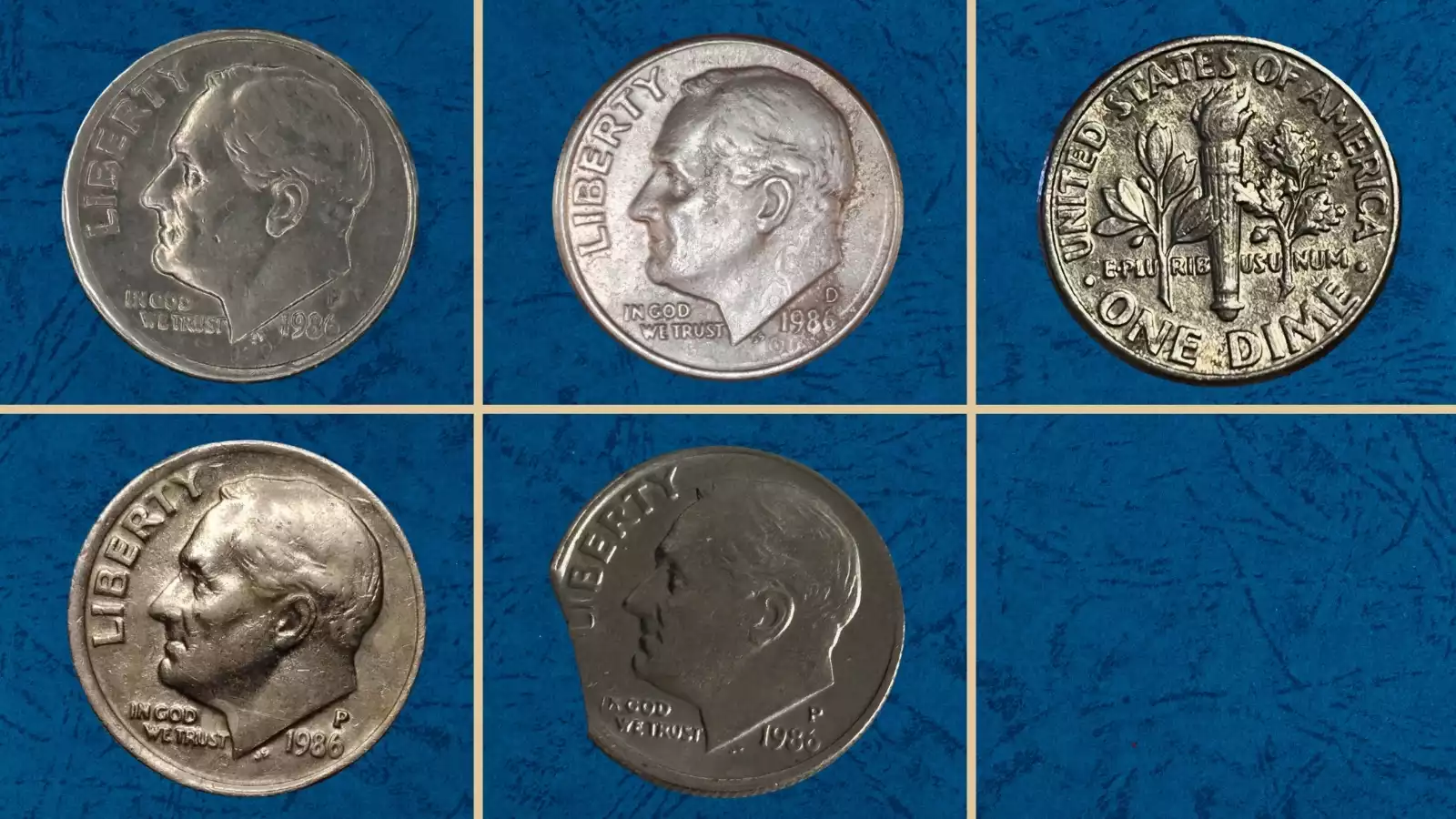 1986 Dime Error List with Pictures (Worth Money!)
