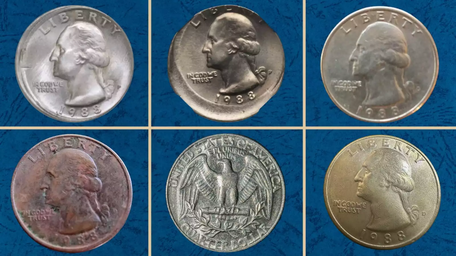 1988 Quarter Error List with Pictures (Worth Money!)