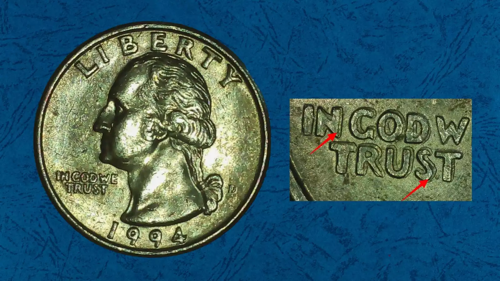 1994 Quarter Error List with Pictures (Worth Money!)