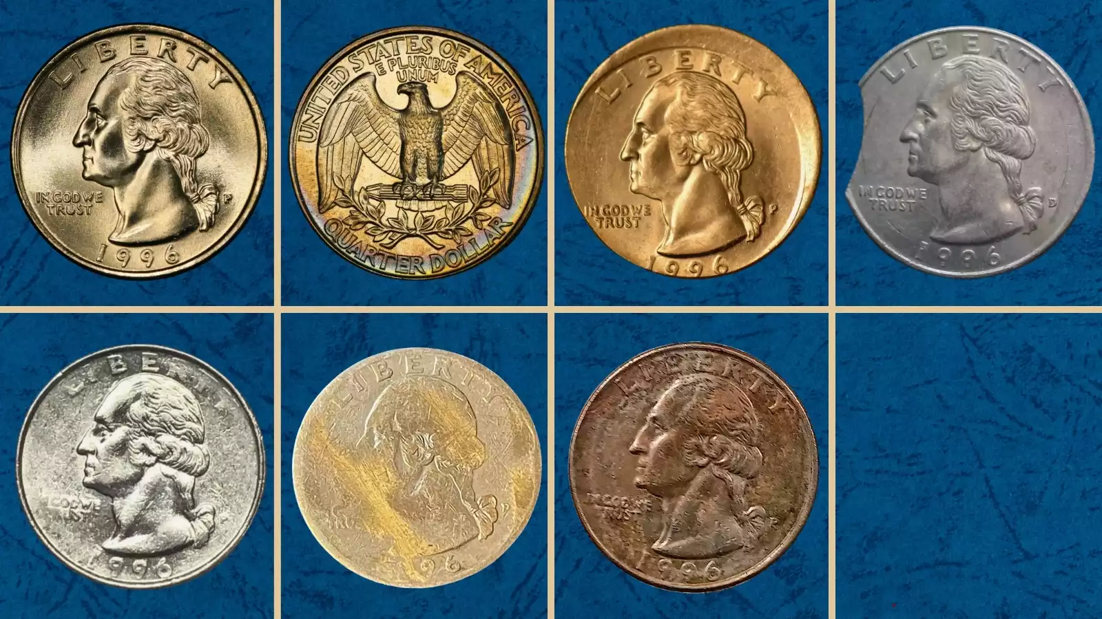 1996 Quarter Error List with Pictures (Worth Money!)