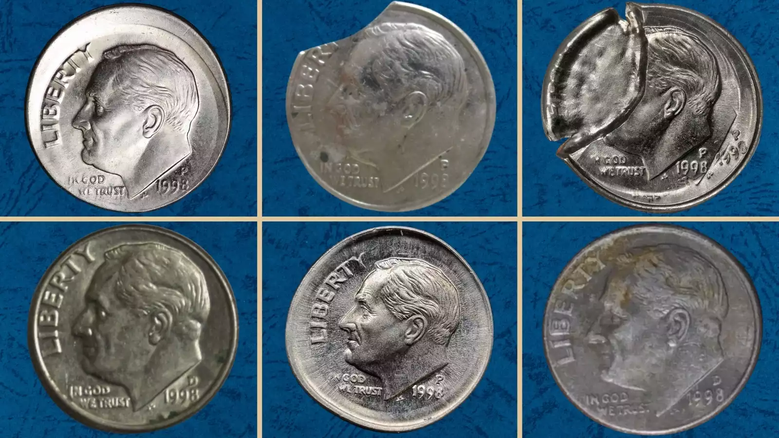 1998 Dime Error List with Pictures (Worth Money!)