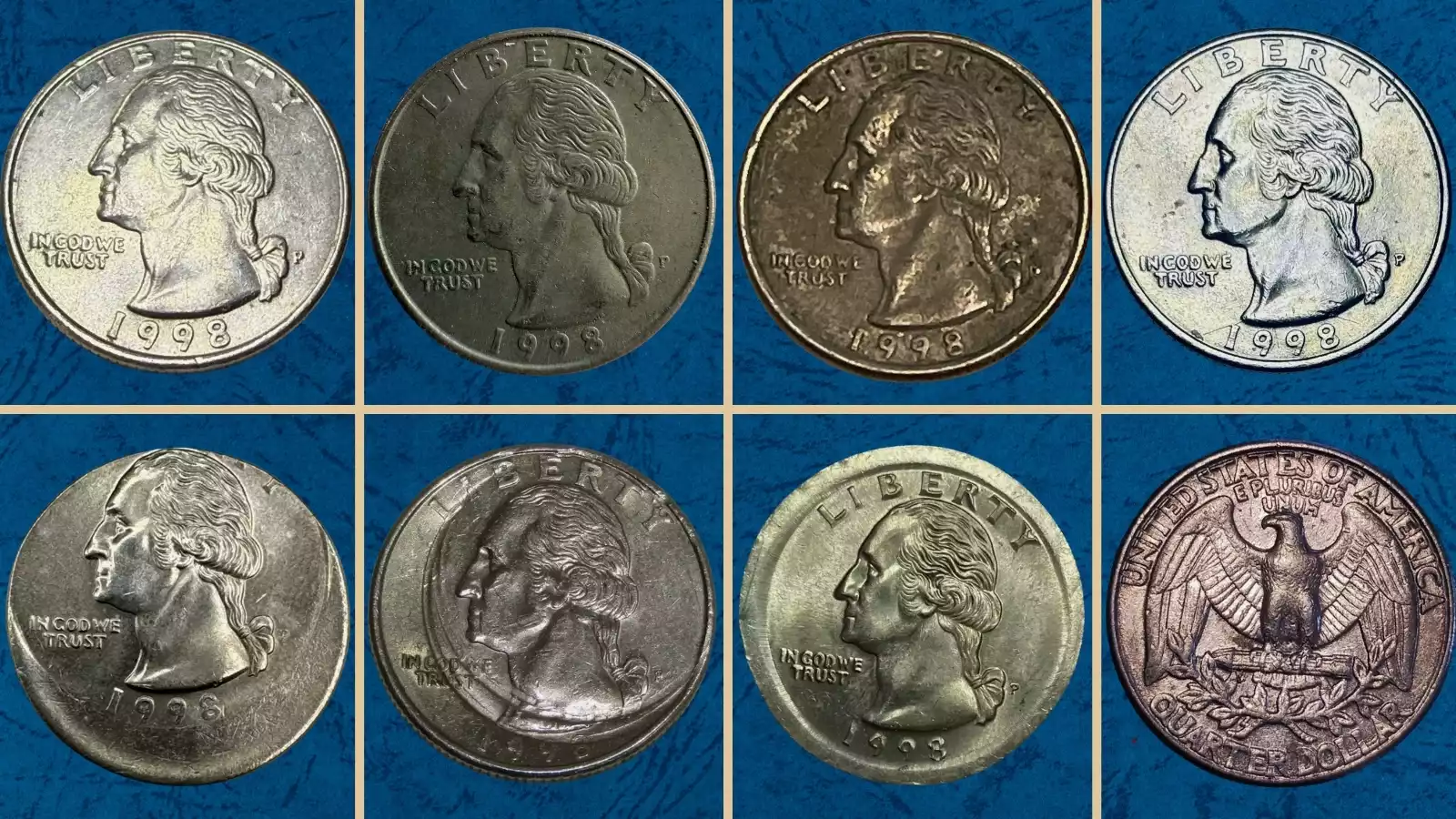 1998 Quarter Error List with Pictures (Worth Money!)