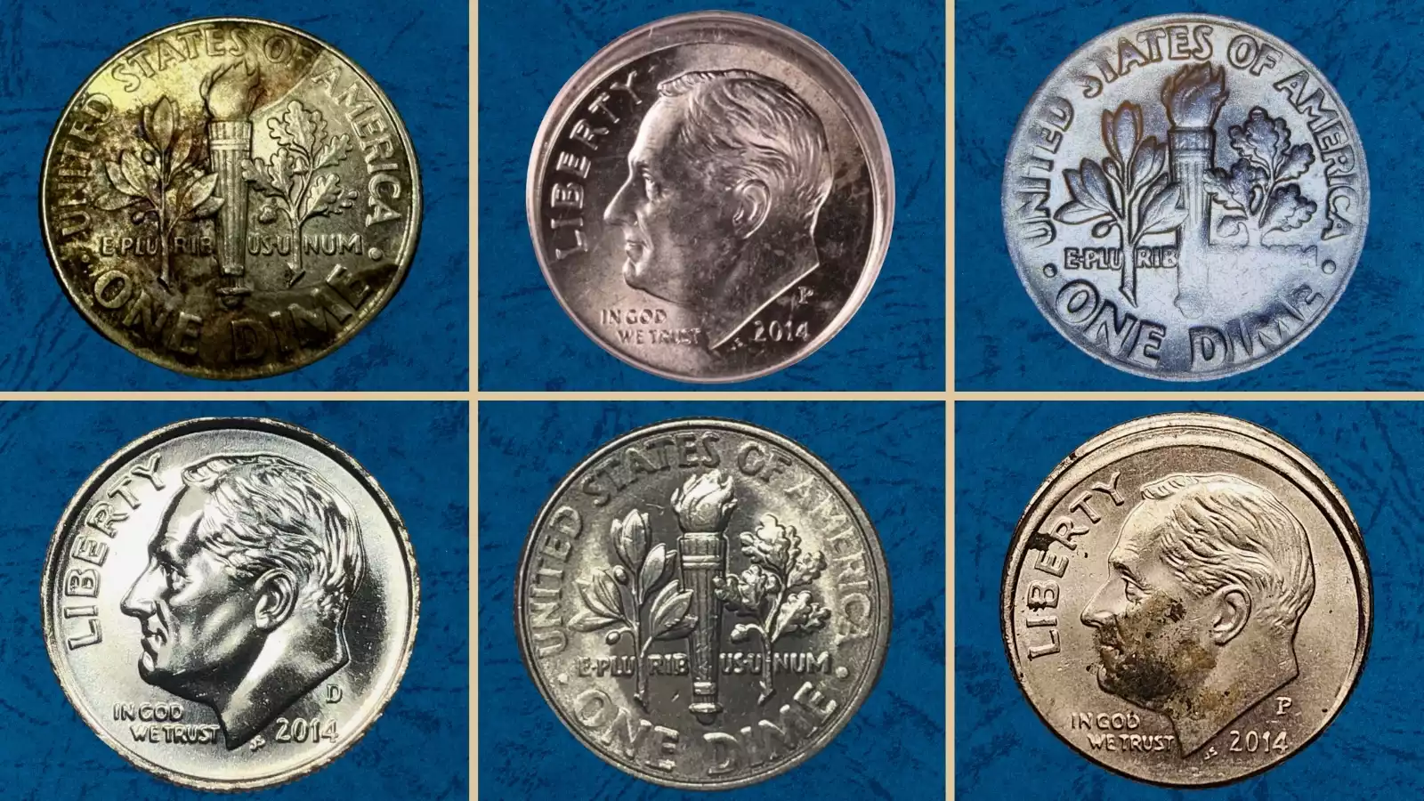 2014 Dime Error List with Pictures (Worth Money!)